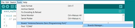 Update The Bootloader On The Arduino Zero Arduino Documentation