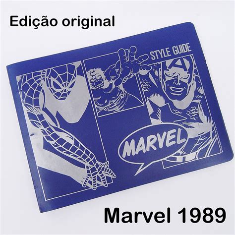 Marvel 1989 Oficial Style Guide Vintage Shopee Brasil
