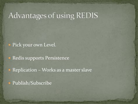 Ppt Redis Remote Dictionary Server Powerpoint Presentation Free Download Id1846140