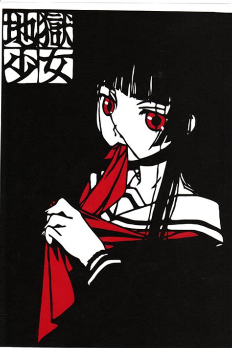 【切り絵】 地獄少女 閻魔あいちゃんです うりょし さんのイラスト ニコニコ静画 イラスト