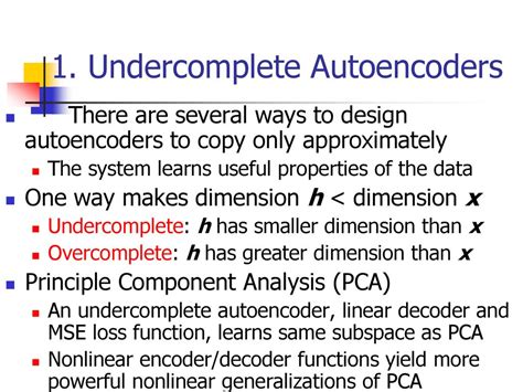 Goodfellow Chapter 14 Autoencoders Ppt Download