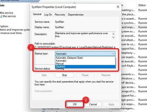 Windows 11 10에서 서비스 호스트 SysMain 높은 디스크 사용량을 수정하는 방법