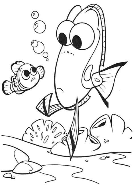 Dibujos De Buscando A Nemo Para Colorear