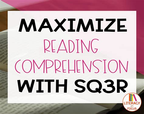 Maximize Reading Comprehension With Sq3r Guided Reading Lessons Reading Comprehension