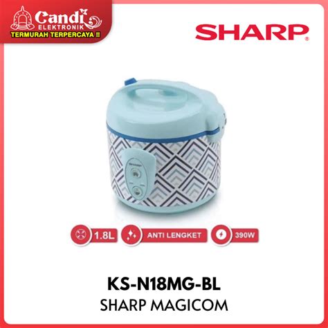 Jual Sharp Magicom Kapasitas 18 Liter Ks N18mg Bl Shopee Indonesia