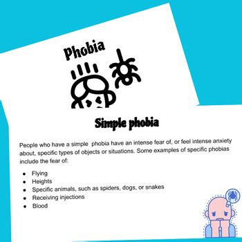 Abnormal Psychology Phobia Lecture Notes By Health Science Resources