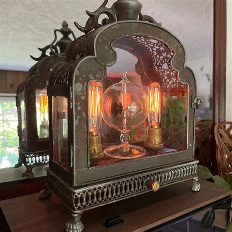 Illuminated Radiometer Curved Glass Etsy