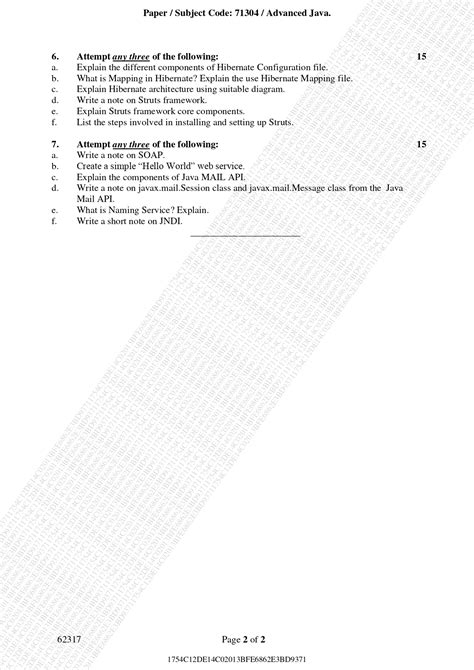 University Of Mumbai T Y B Sc I T Sem V Advanced Java Revised Old Question Papers Jan