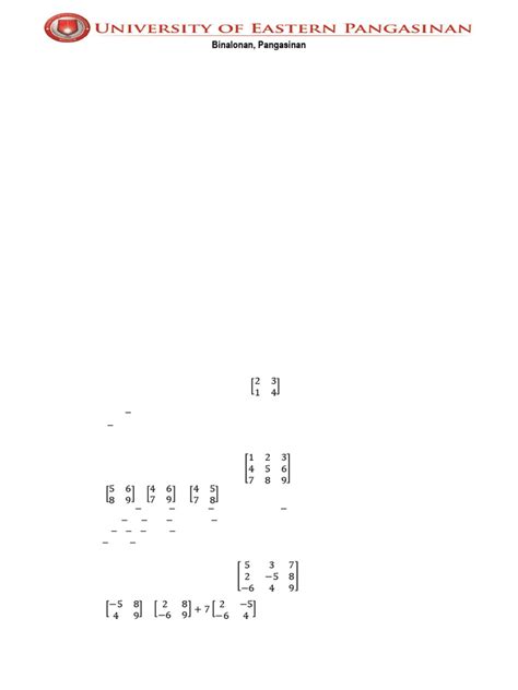 Linear Algebra Module 12 Pdf Determinant Matrix Mathematics