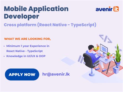 mobile application developer job from avenir it pvt ltd in kandy sri