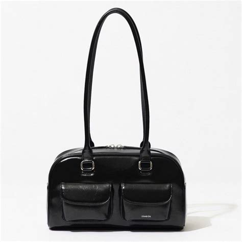 พรอมสง STAND OIL Chubby bag Black Lazada co th