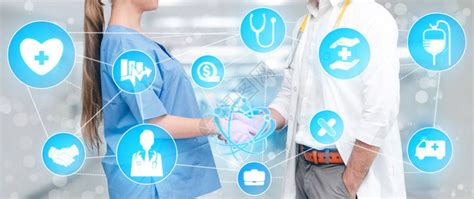 健康保险概念医院生与健康保险相关的图标形界面显示医疗人员资金规划风险管理医高清图片下载 正版图片504489136 摄图网