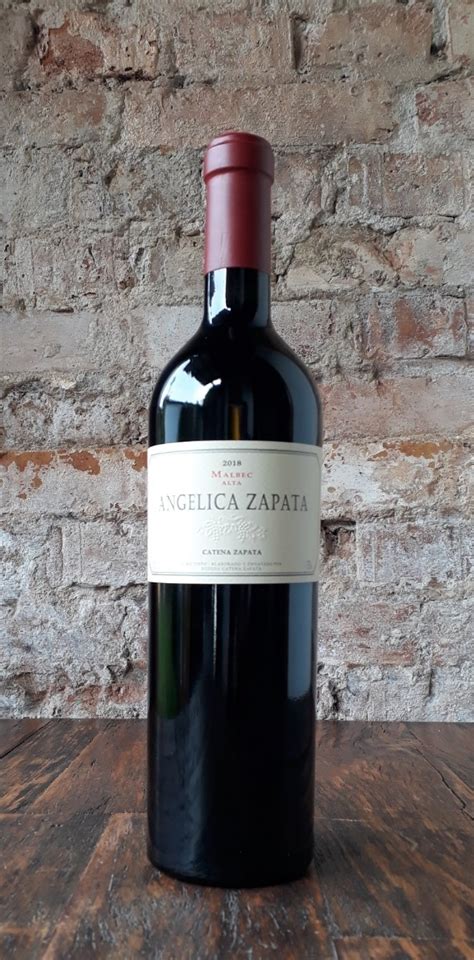 Vinho Angélica Zapata Malbec Alta Cx C 4 Unid Cx Madeira Frete grátis