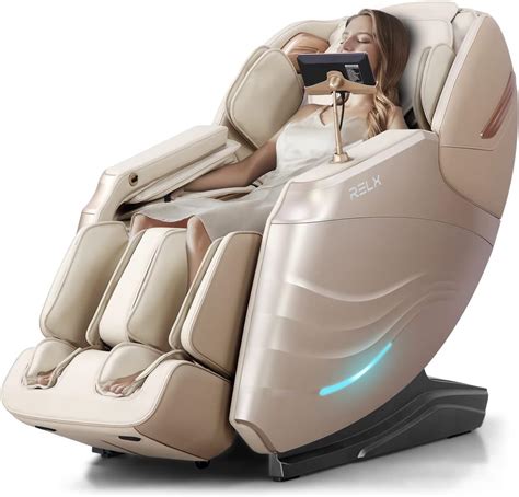 Relx 2025 Massage Chair Full Body Zero Gravity Sl Track Shiatsu Massage Chair Built