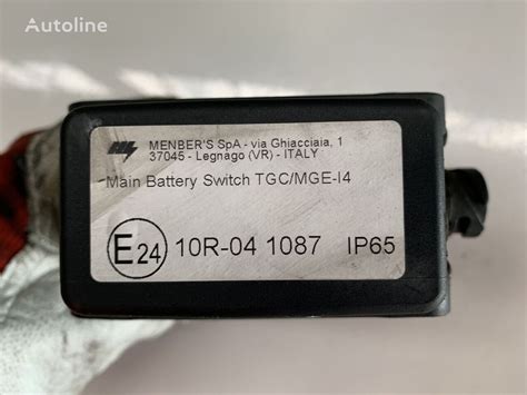 Iveco Main Battery Switch Iveco Stralis Truck Ecu For Sale 6756693