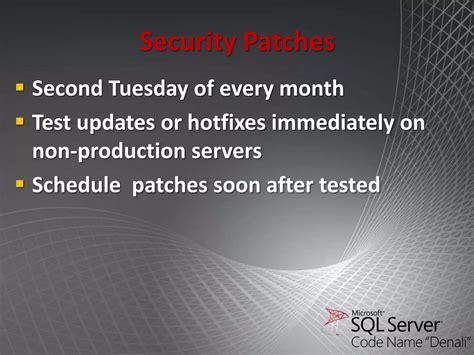 Denali Sql Server Security Pptx Databases Computer Software And Applications