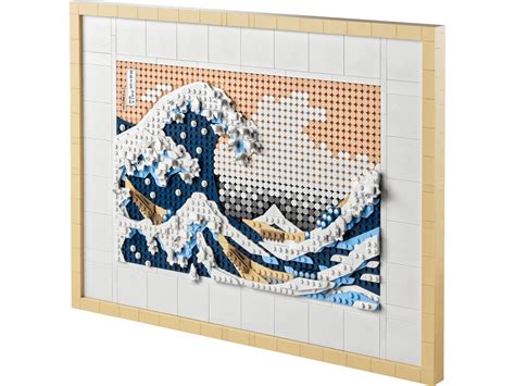 Lego Art The Great Wave By Hokusai Interlocking Block Building Set
