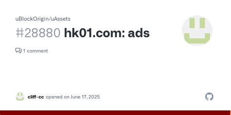 Ads · Issue 28880 · Ublockoriginuassets · Github