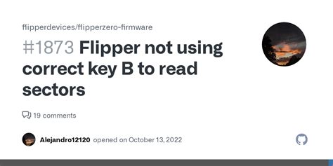 flipper not using correct key b to read sectors · issue 1873 · flipperdevices flipperzero