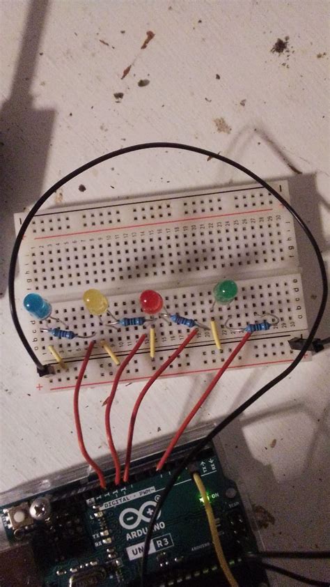 Loop In Arduino Led Circuit With Push Button For Mode Switching Stuck When Moving To Mode 3