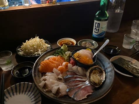 해운대 장산역 조용한 술집 부산 이자카야 오하코 숙성회 네이버 블로그