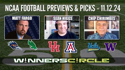 Free College Football Picks Today: Washington vs UCLA, North Texas vs UTSA & Houston vs Arizona ...