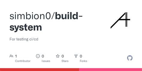 Github Simbion Build System For Testing Ci Cd