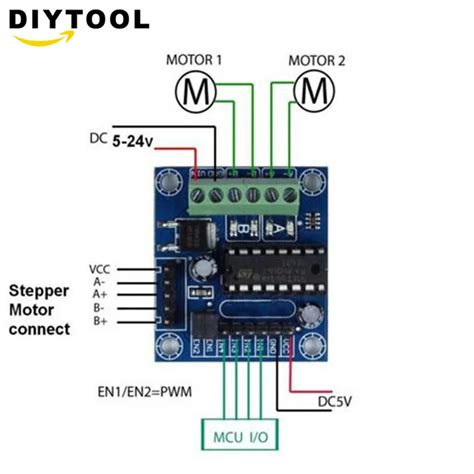 Mini Channel Motor Drive Escudo Placa De Expans O L D M Dulo De