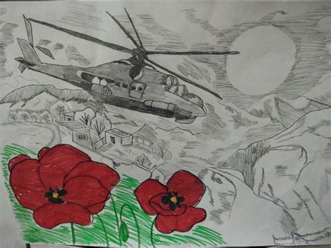 Военные рисунки карандашом для срисовки 5 класс