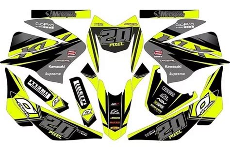 Stickers Calca Vinil Para Moto Dm250 Moto Gris Mod 92 Meses Sin