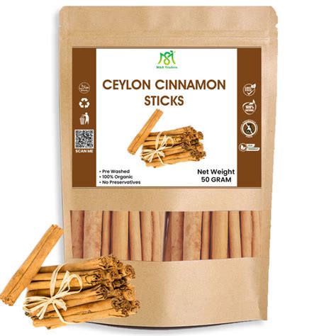 Ceylon Cinnamon Sticks Darchini Dar Chini Cinamon Roll Organic 50 Grams Darazpk