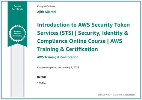 Introduction To Aws Security Token Services Stspdf
