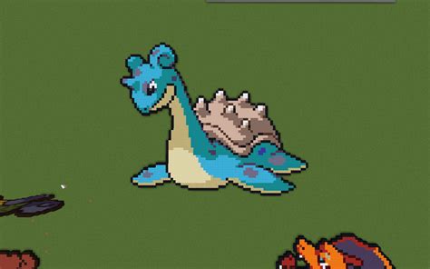Lapras Pixel Art Minecraftpixelart