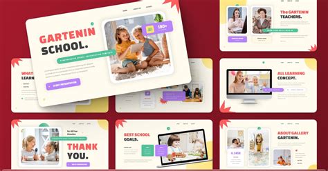 Шаблон Powerpoint для школы Сад Шаблоны презентаций Включая