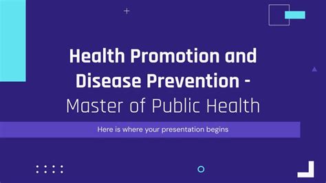 Health Promotion And Disease Prevention Master