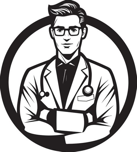 Premium Vector Inkwell Operator Monochrome Physician Vectorphysicians