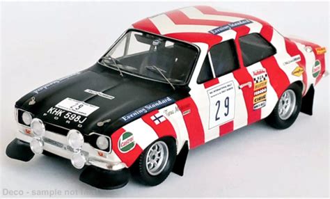 Miniature Ford Escort Trofeu MK I RS No RAC Rallye Voiture Miniature