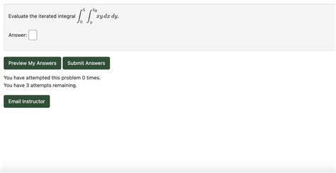 Solved Evaluate The Iterated Integral 05y5yxydxdy Answer Chegg Com