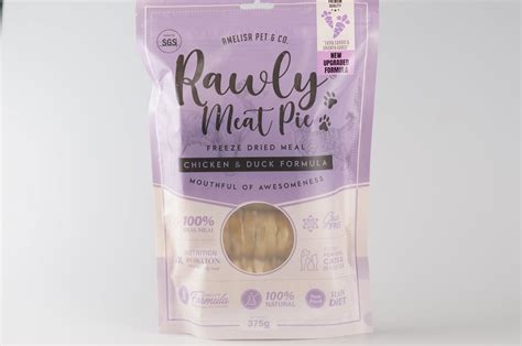 Amelisa Rawly Meat Pie 155g375g Chicken And Duck Formula 88 Pets Mart