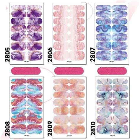 Nail Art Sticker Nail File Marble Texture Nail Art Sticker Temu Portugal