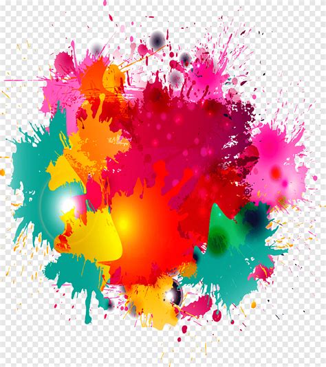 Efeito De Pincel De Tinta Brilhante Tinta Png Pngegg