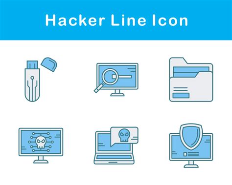 Hacker Vector Icon Set Vector Art At Vecteezy Hacker Vector Icon Set Vector Art At Vecteezy