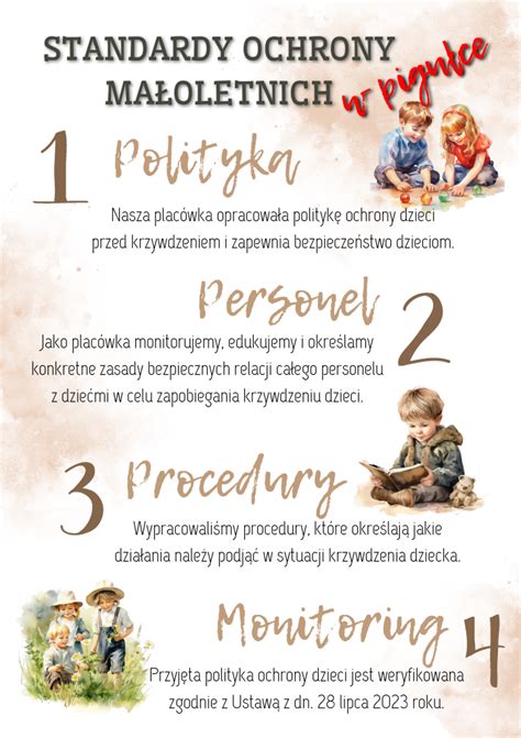 Standardy ochrony małoletnich Przedszkole Niepubliczne ELF