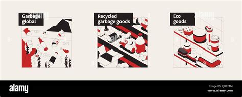 Set Of Isometric Compositions With Garbage Recycling Process And Eco