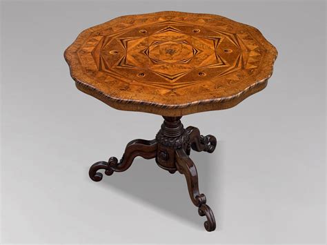 Sold 19th Century Indigenous Specimen Wood Marquetry Table Antique