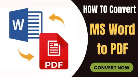 How To Convert Word Document To PDF File DOCX Into PDF Converter YouTube