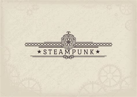 Vector Steampunk Label — Stock Vector © Roman Volkov 84687200