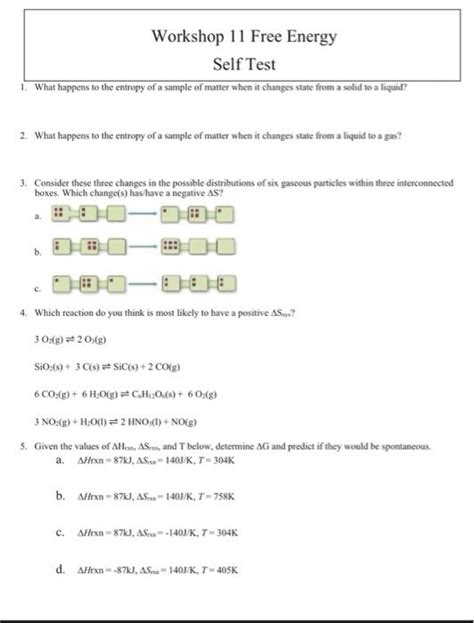 Solved 2 What Happens To The Entropy Of A Sample Of Matter Chegg