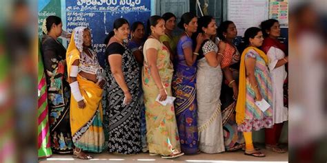 Lok Sabha Elections 526 Voter Turnout Recorded Till 3 Pm Across 96