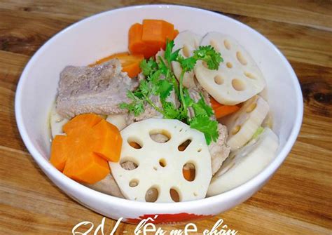 Cách Làm Món Canh Sườn Non Hầm Củ Sen Cà Rốt Của QuÂn NguyỄn Cookpad